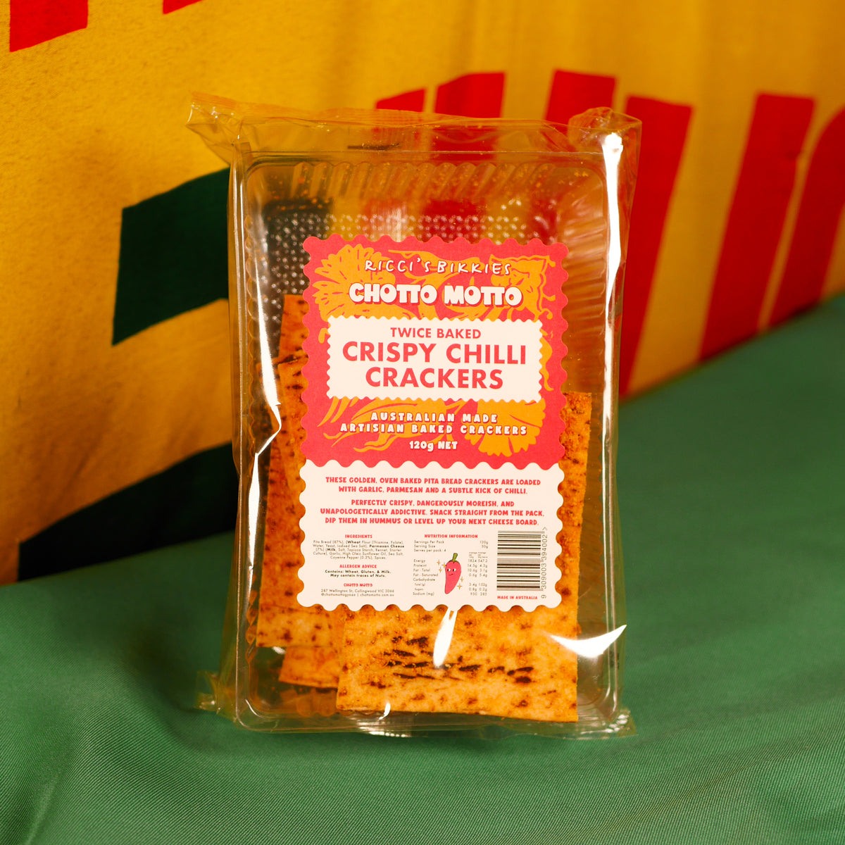 Crispy Chilli Crackers – Chotto Motto